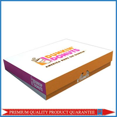 China High Quality Food Grade Paper Packaging Box for 12/ 24 Pieces Donuts for sale