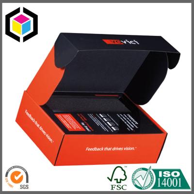 China Matte CMYK Color Printing Corrugated Cardboard Packaging Box Tuck Top for sale