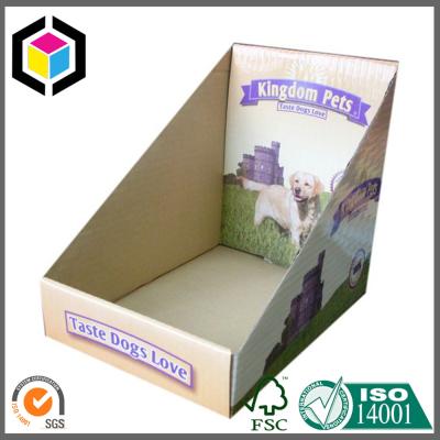 China Single Wall Corrugated Cardboard Promotion Display Box with Custom Color Print for sale