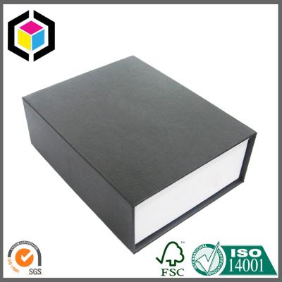 China Material Rigid Chipboard Black Color Customized Order Paper Gift Box for sale