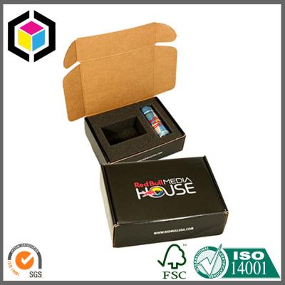 China Roll End Tuck Top Corrugated Color Print Cardboard Mailer Shipping Box for sale