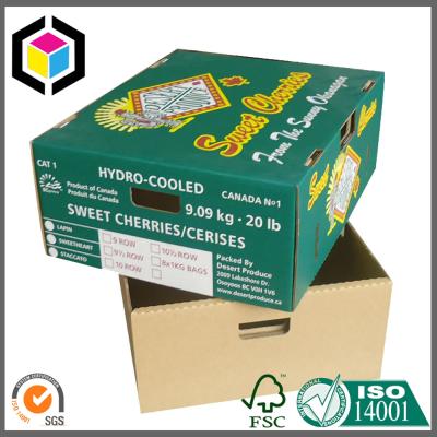 China Flexo Full Color Print Corrugated Cardboard Fruit Banana Packaging Box for sale