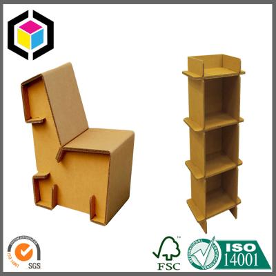China Strong Corrugated Furniture Desk; Shoe Cabinet Made of Cardboard Kraft Paper for sale