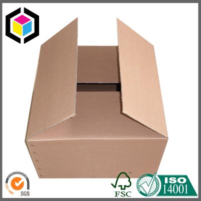 China Plain Brown Unprinted Corrugated Packaging Box; Wholesale Plain Shipping Carton for sale