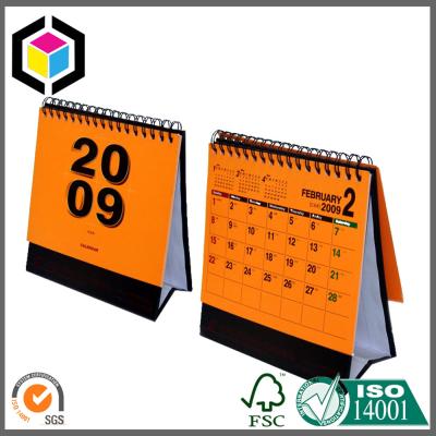 China Full Color Print Calendar Printing Service; Spiral Custom Design Calendar Print for sale
