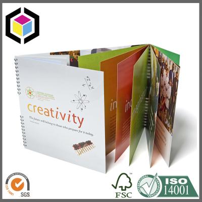 China Spiral Binding Color Printing Brochure; A4 Size Brochure Book Print Service for sale