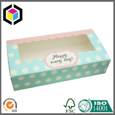 China Light Blue Color Print Paper Packaging Box; Biscuit Paper Color Carton Box for sale