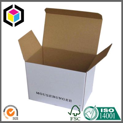 China Black Logo Print Color Carton Packaging Box; Tuck Top E Flute Carton Box for sale