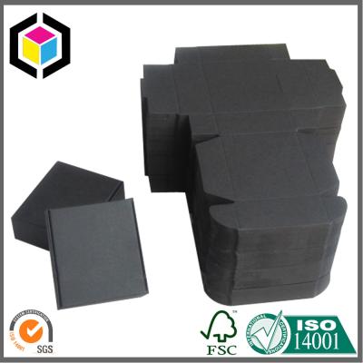 China Black Kraft Paper Shipping Box; Single Wall Handmade Corrugated Mailing Box for sale