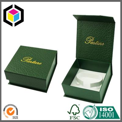 China Luxury Green Color Paper Watch Box; Magnet Closure Watch Gift Box for sale