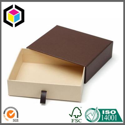 China Brown Color Kraft Paper Gift Box Drawer Style; Chipboard Paper Gift Box for sale