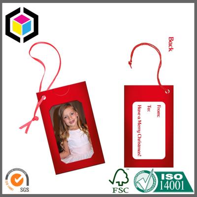 China Custom CMYK Full Color Paper Tag Printing Service; Garment Paper Tag Print for sale