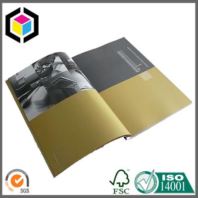 China Full Color Offset Print Paper Brochure; Perfect Binding Custom Color Brochure for sale