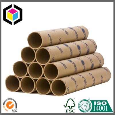 China Custom Color Print Brown Paper Tube; Strong Paper Tube for Shipping for sale