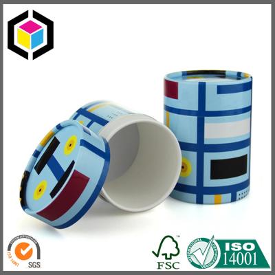 China Glossy CMYK Full Color Print Paper Tube; Interior White Cosmetics Paper Tube for sale