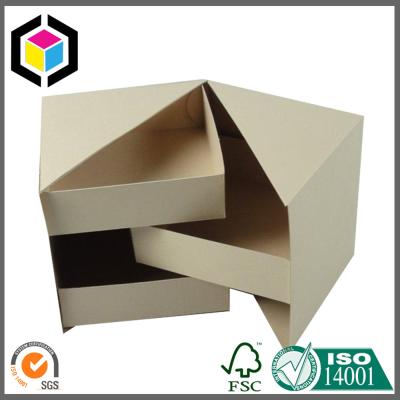 China Plain Brown Color Cardboard Jewelry Secret Paper Box; Chipboard Gift Paper Box for sale