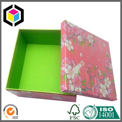 China New Design 2016 Fashion Green Color Print Gift Box; Chipboard Paper Gift Box for sale