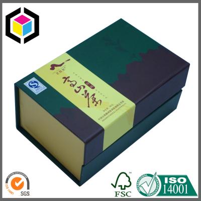 China Matte Color Custom Printing Green Tea Packaging Box; Luxury Gift Paper Box for sale