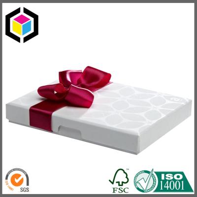 China White Chocolate Paper Packaging Box; Luxury Chocolate Gift Paper Box for sale
