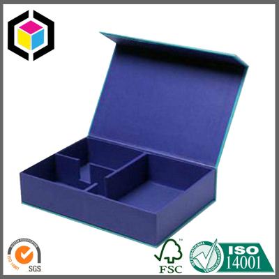 China Glossy Blue Color Printed Packaging Gift Box; Luxury Customized Gift Box for sale