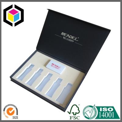 China Custom Color Printing Paper Gift Box with EVA Insert; Black Paper Box with Foam for sale