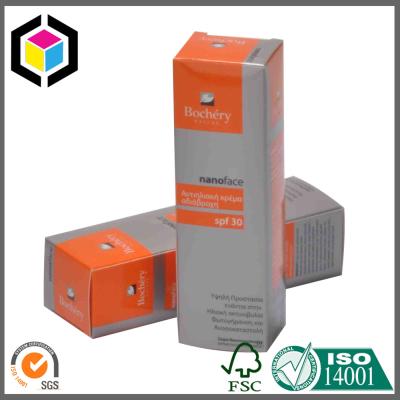 China Matte Color Printing Paper Carton Box; Cosmetic Skin Care Paper Packaging Box for sale