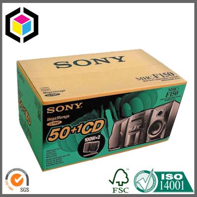 China Full Color Flexo Print Design Cardboard Carton Box; High Quality Corrugated Box for sale