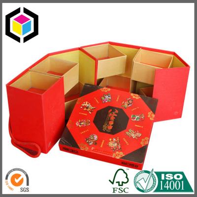 China Matte Red Color Printing Gift Packaging Box for Food; Luxury Paper Gift Box for sale