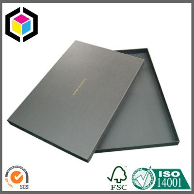 China Matte Black Color Luxury Gift Box; Gold Foil Printing Logo Paper Packaging Box for sale