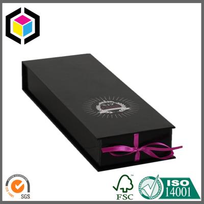 China Luxury Design Hair Extension Paper Packaging Box; Ribbon Locking Gift Paper Box for sale