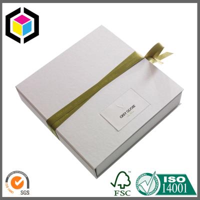 China Handmade Luxury Promotional Gift Box; Ribbon Closure Gift Paper Box for sale
