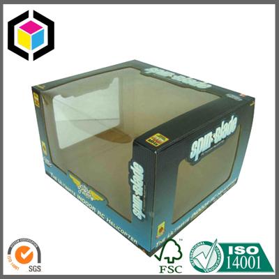 China Clear Window Corrugated Cardboard Packaging Box; Strong Cardboard Box for sale
