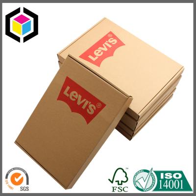 China Online Store Corrugated Cardboard Shipping Box; Red Color Shipping Box for sale