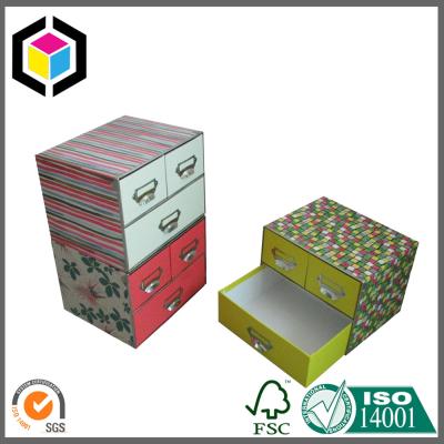 China Color Printing Matte Laminate Drawer Style Gift Paper Box for Cosmetics for sale