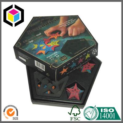 China CMYK Color Printing Pentagon Shape Gift Box; Cardboard Gift Paper Box for sale