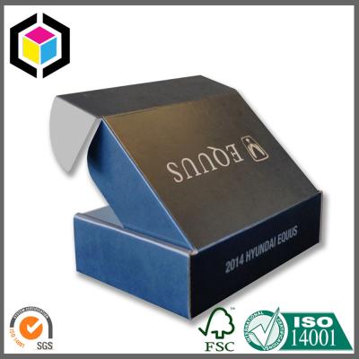 China CMYK Full Color Black Print Cardboard Shipping Box; Apparel Mailing Box for sale