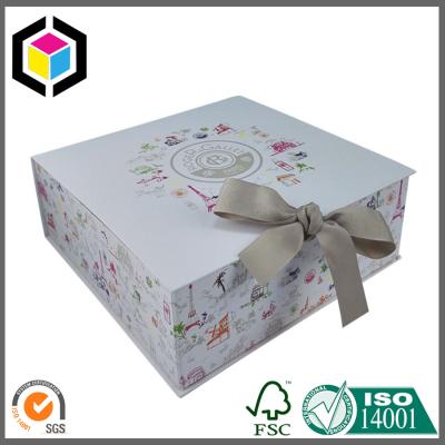 China Matte Color Printed Gift Paper Box; Satin Close Handmade Luxury Gift Box for sale