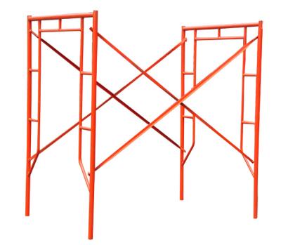 China Panited Galvanized Coated Frame Scaffolding Popular in Construction for sale