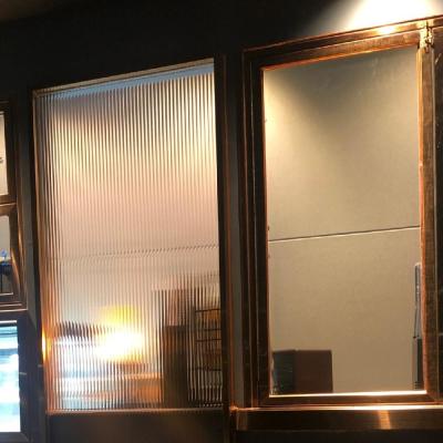 China Various Model Patterned Glass 4mm 5mm 6mm Colored Frosted Glass For Windows for sale