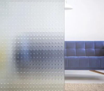 China Customize Size Patterned Glass 3mm 4mm 5mm For Decorative Building Bathroom Window for sale