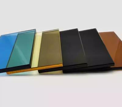 Cina 6500x3300 Blu Tinted Toughened Glass 12mm Ambientale impermeabile in vendita