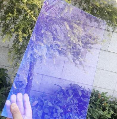 Cina Vetro riflettente a basso contenuto di ferro/chiaro/dimensioni personalizzate colorato/tintato blu scuro/verde/bronzo in vendita