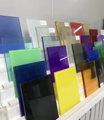 Cina Vetro temperato riflettente a galleggiante colorato in Euro Grigio/Bronzo/Nero/Ford Blu per scale/balustrade in vendita