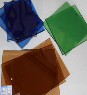 Cina Processo di vetro colorato con colore verde scuro / grigio scuro / blu Ford in vendita