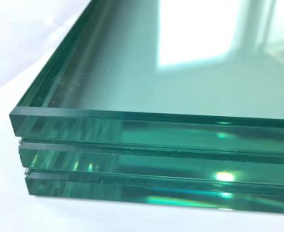 Cina 6.38-30.38mm Vetro laminato temperato rettangolare con dimensioni personalizzate in vendita