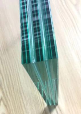 Cina 6.38-30.38mm Vetro laminato temperato rettangolare con dimensioni personalizzate in vendita