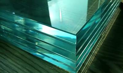 Cina 6.38-30.38mm Vetro laminato temperato rettangolare con dimensioni personalizzate in vendita