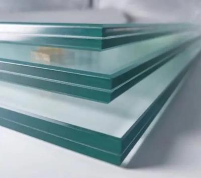 China Extra White Tempered Float Laminated Building Glass for sale