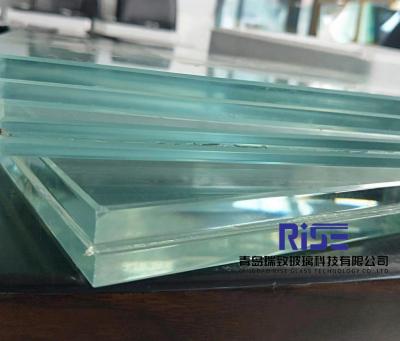 China Hoog inslagvermogen gehard over gelamineerd glas voor holle structuurprestaties Te koop