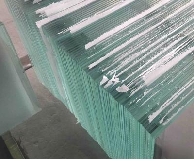 Cina Bianco trasparente vetro temperato quadrato ghiacciato in vendita
